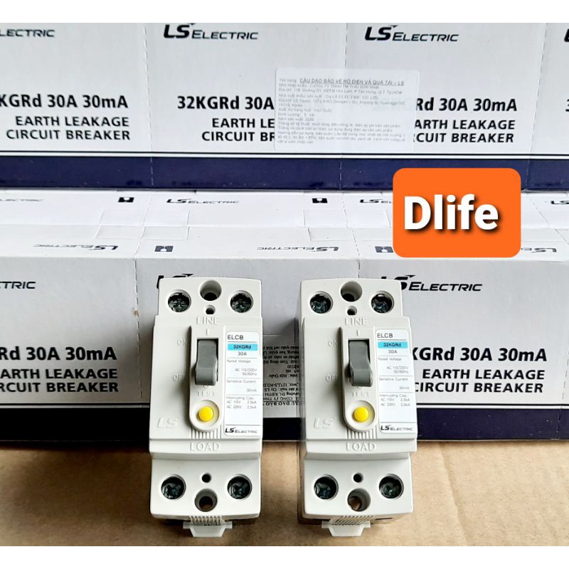 CB chống giật Hàn Quốc LS 30A (ELCB, aptomat chống giật) | Shopee Việt Nam