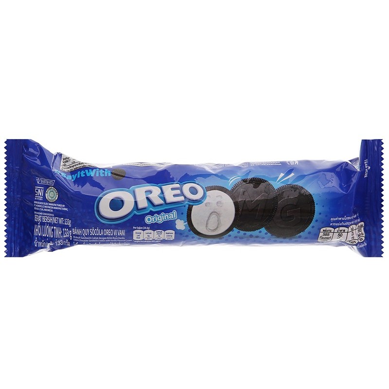 BÁNH KEM OREO 119gr vị vani,strawberry,socola | Shopee Việt Nam
