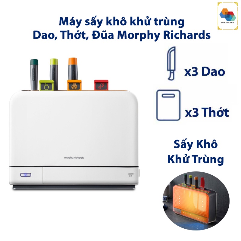 Máy Sấy Khô Khử Trùng Dao, Thớt, Đũa Morphy Richards Mr1001 Tích Hợp 3 ...