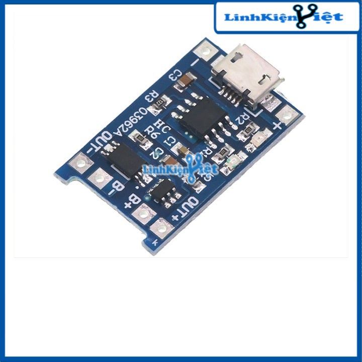 Mạch Sạc Pin Lithium TP4056 1A Micro USB V2 - Có IC Bảo Vệ Quá Dòng ...
