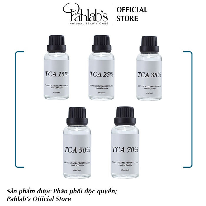 [30 ML] Trichloroacetic Acid (TCA 15% - TCA 80%) - Nguyên liệu mỹ phẩm Spa/Brand Pahlab's ...