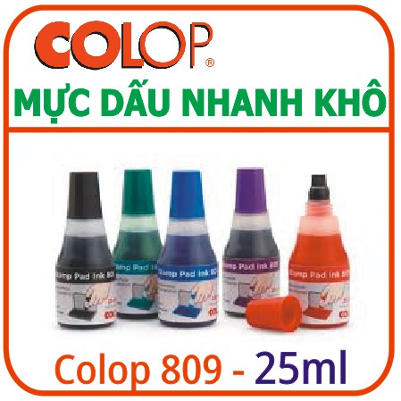 Mực dấu đóng trên mọi chất liệu Colop 809, EZBNG 191# 25ml | Shopee ...