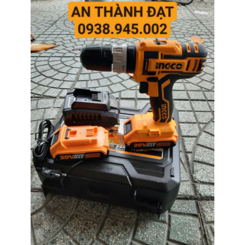 MÁY KHOAN PIN INGCO 20V (3 CHỨC NĂNG) CHUYÊN DÙNG MODEL: CIDLI200215 ...