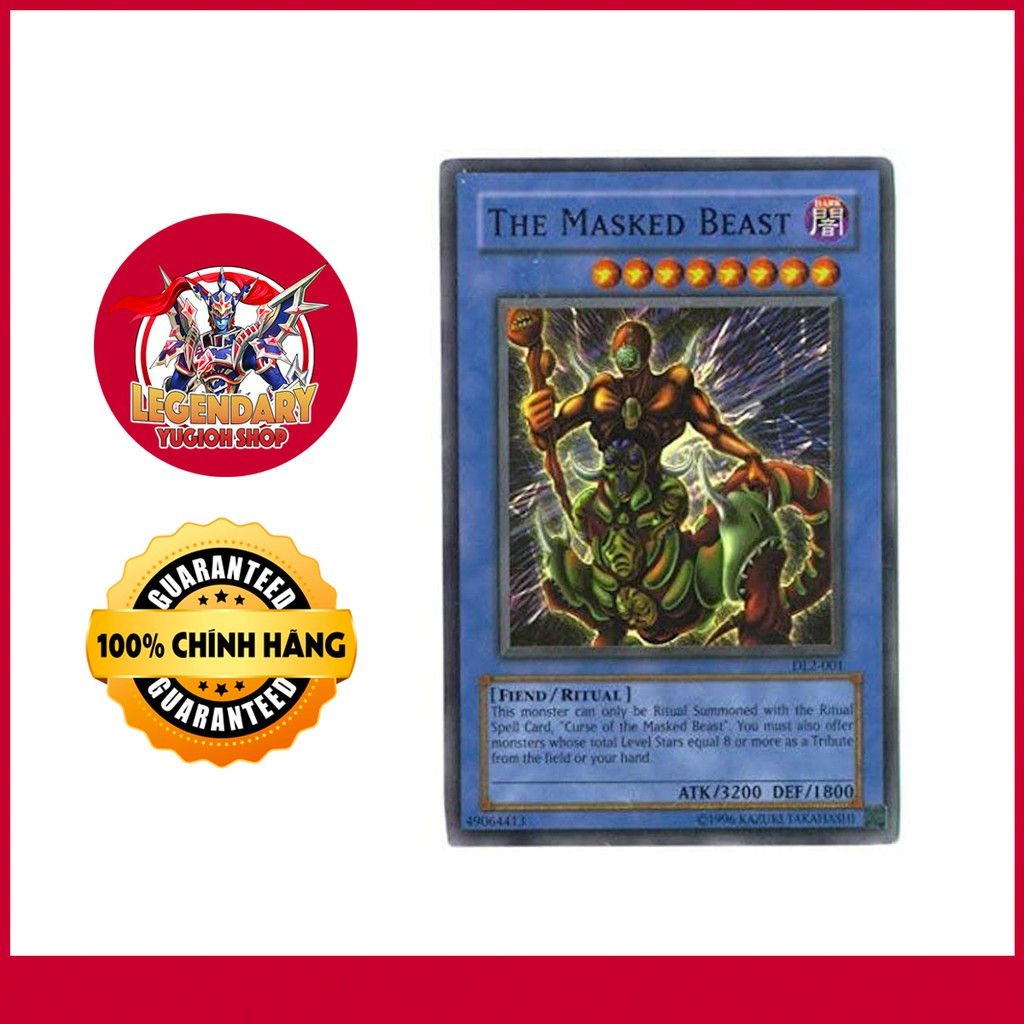 [Thẻ Bài Yugioh Chính Hãng] The Masked Beast | Shopee Việt Nam