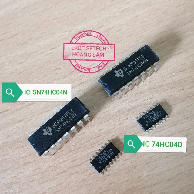 IC số 74HC04 SN74HC04 chân cắm DIP14,chân dán SOIC14 | Shopee Việt Nam