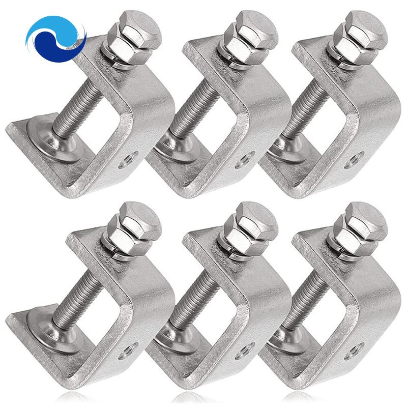 Set 6 Kẹp Chữ C Cố Định Bàn Làm Việc Với Thiết Kế Hàm Rộng Và Tay Cầm Rời Bảo Vệ Cho Bàn Làm ...