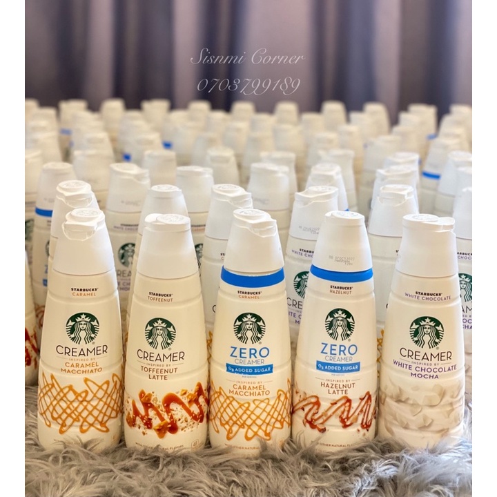 KEM SỮA LỎNG CREAMER STARBUCKS 5 VỊ 828ml | Shopee Việt Nam