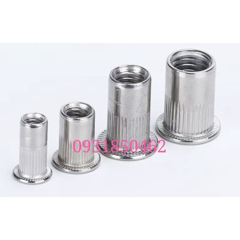 Ốc Tán Rút Ecu rút inox M3-M10 (100 con) | Shopee Việt Nam