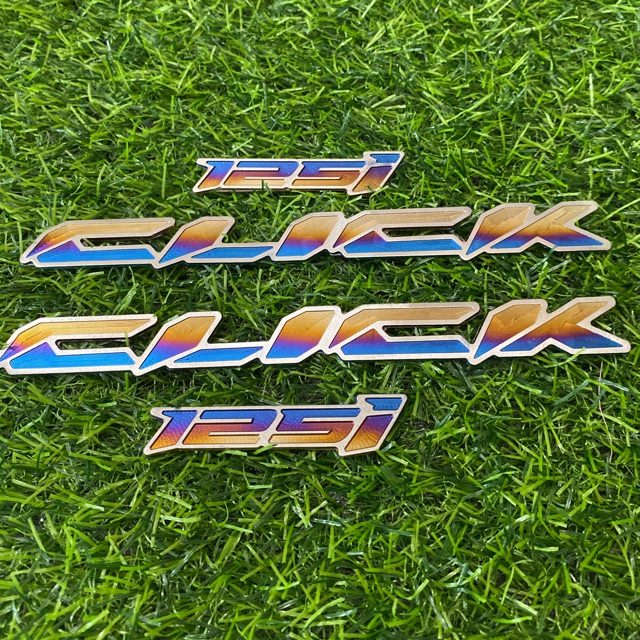Cặp chữ Click Titan + 2 logo 125i Titan | Shopee Việt Nam