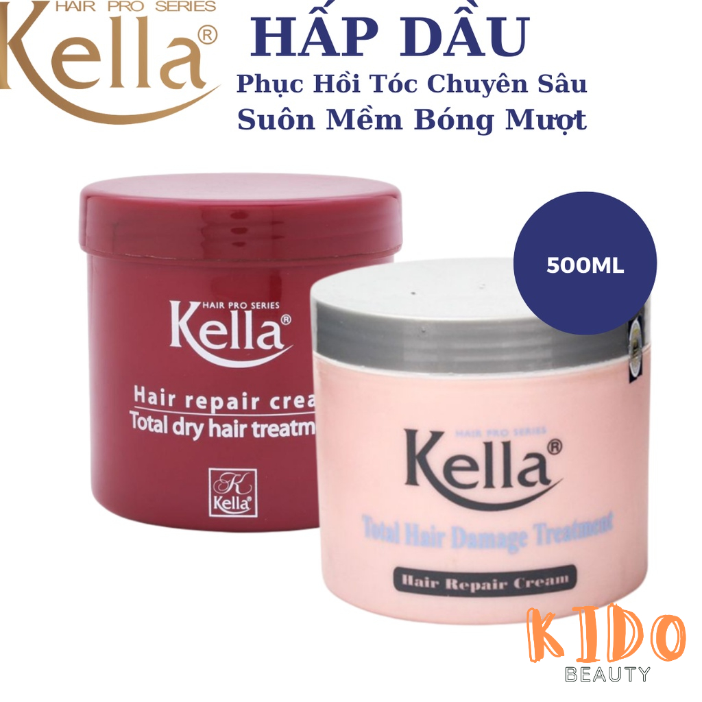 Hấp Dầu KELLA Hair Nourish Cream - Dầu ủ tóc suôn mềm bóng mượt 500ml ...