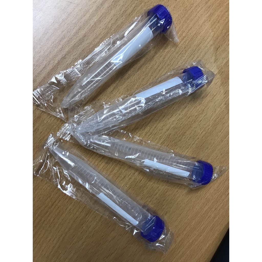 Ống Fancol 15ml - Ống ly tâm 15ml nắp vặn, đáy nhọn tiệt trùng từng cái ...