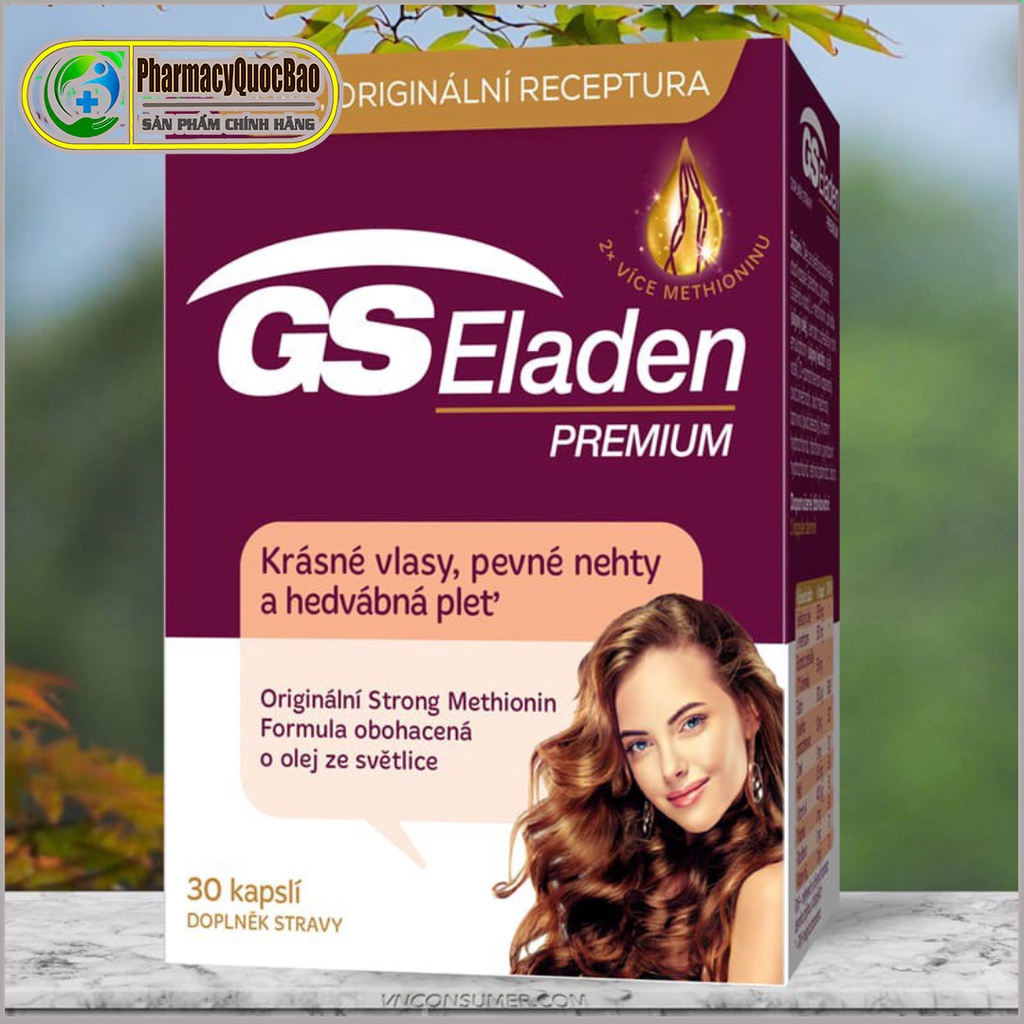 GS Eladen Premium ☪ Hỗ trợ giúp da, tóc, móng chắc khỏe, giúp giảm tình ...