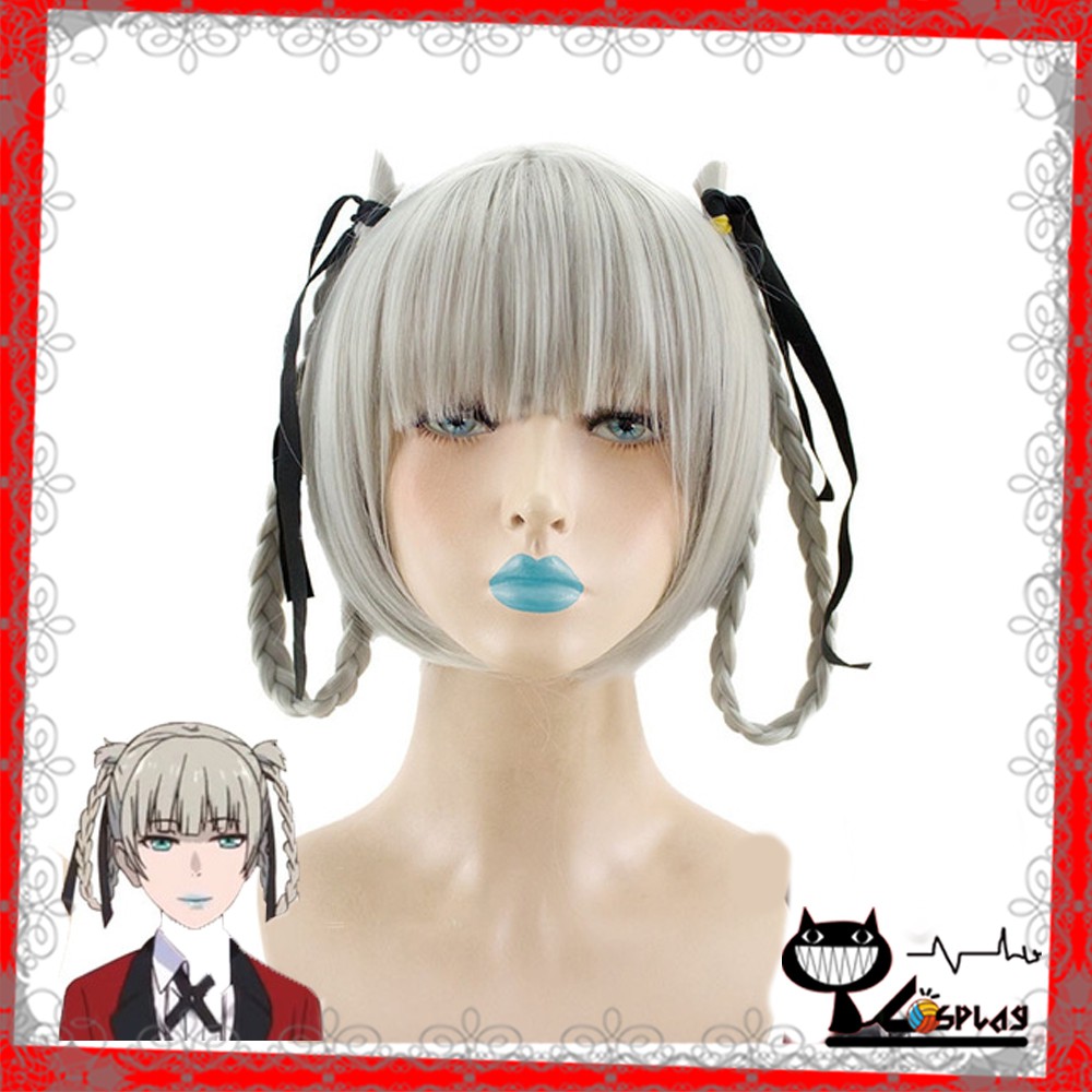 [sẵn] Wig/tóc giả cosplay Kirari Momobami - Học viện đỏ đen: Kakegurui ...