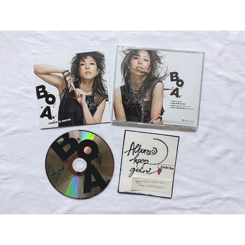 BoA Album Nhật Make A Secret gồm Cd và Mini booklet. | Shopee Việt Nam