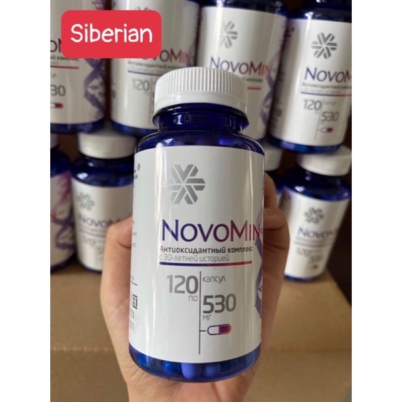 Novomin - Siberian Wellness - Fomula4 - Viên uống chống oxy hóa, phục ...
