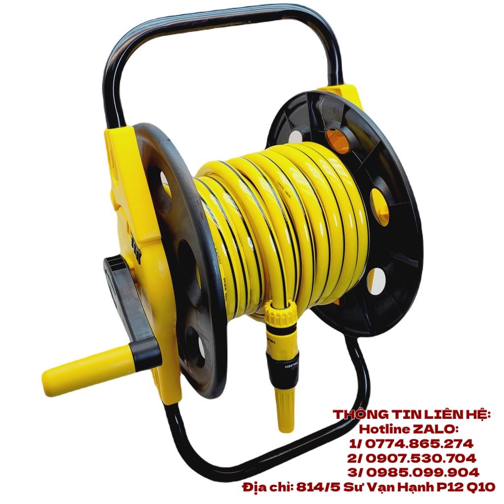 Cuộn RULO nước kèm dây xịt vòi rửa xe, tưới cây TOLSEN 10 15 20 30 m ...