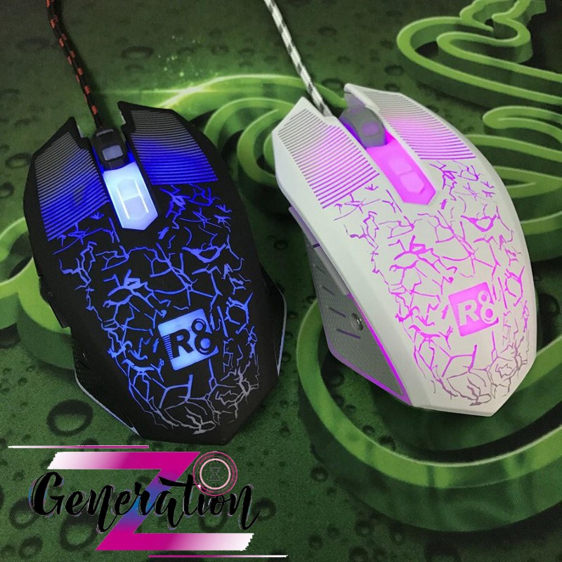 CHUỘT QUANG LED R8 1639 - MOUSE LED R8 (1639) | Shopee Việt Nam