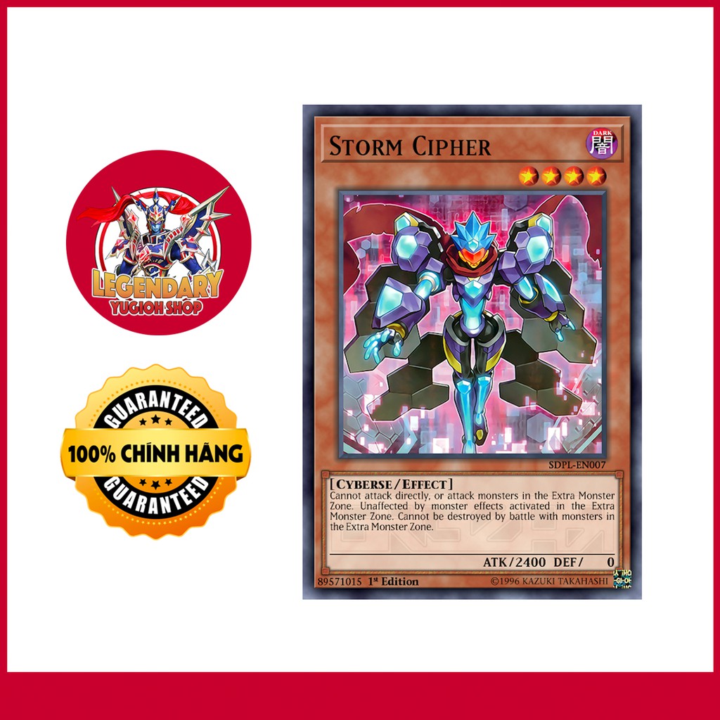 [Thẻ Bài Yugioh Chính Hãng] Storm Cipher | Shopee Việt Nam