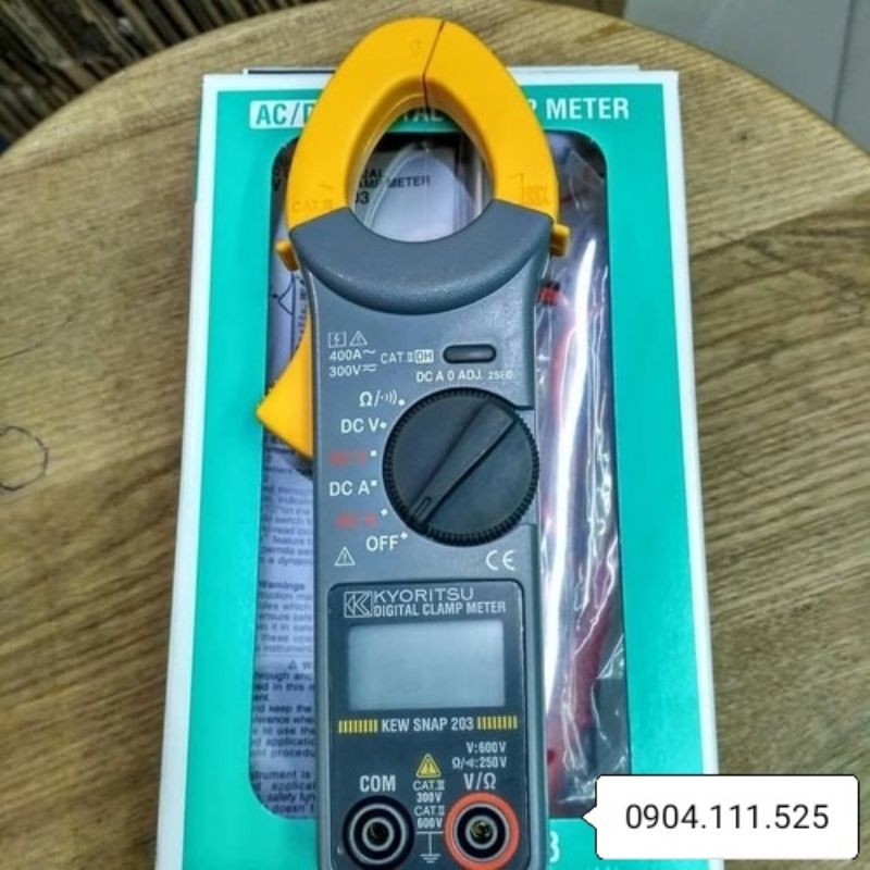 Ampe kìm đo dòng AC/DC KewSnap Kyoritsu KN-203 (400A) | Shopee Việt Nam