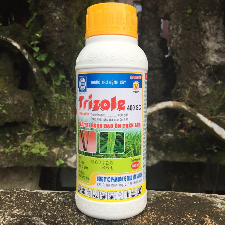 Thuốc trừ bệnh Đạo ôn trên lúa Trizole 400SC 400ml | Shopee Việt Nam