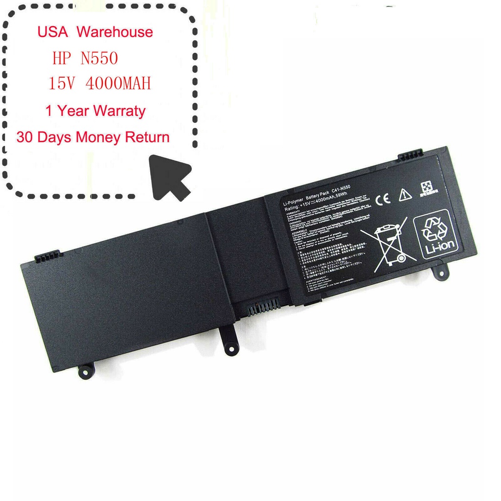 Pin Asus N550 N550J C41-N550 Battery | Shopee Việt Nam