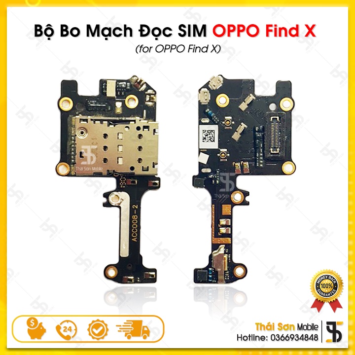 Bo Mạch Đọc Sim OPPO Find X - Bộ Cáp Nối Bo Mạch Đọc Thẻ SIM Vào Main ...