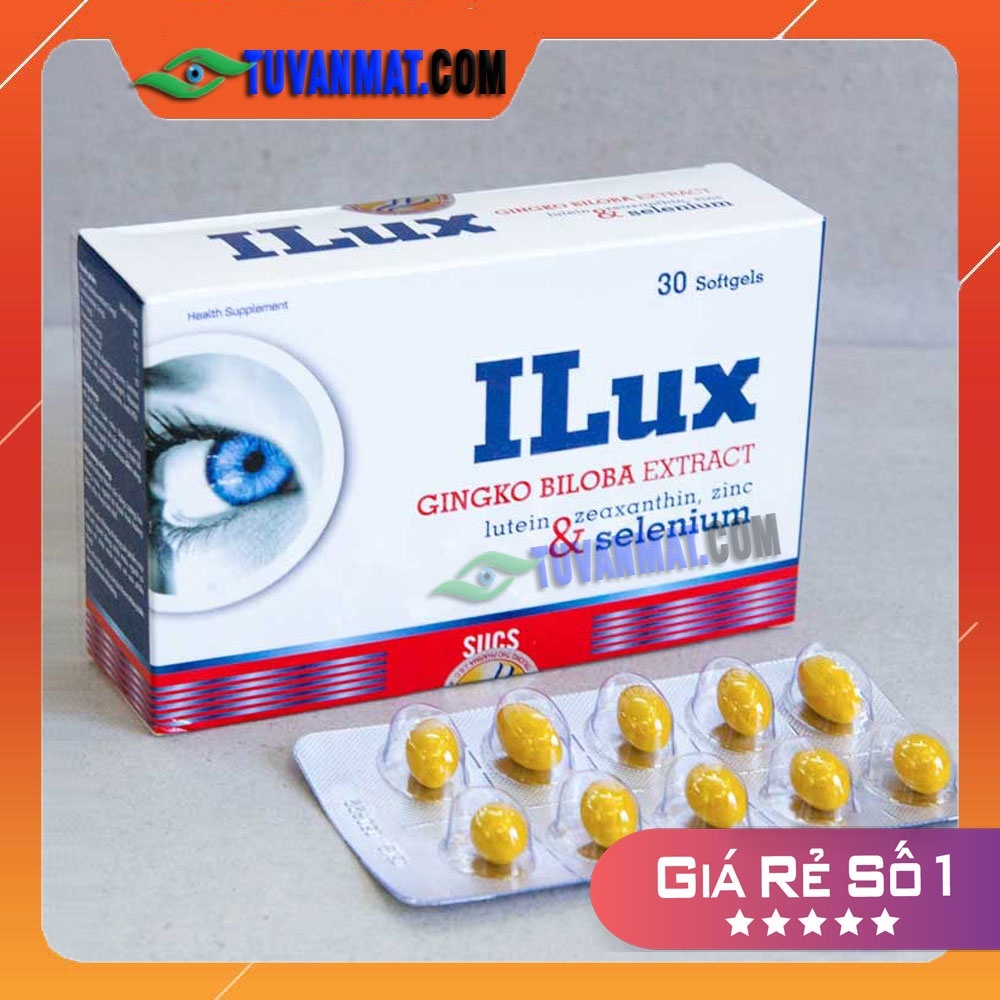 Thuốc bổ mắt Ilux Ginkgo Biloba chính hãng - Còn hàng | Shopee Việt Nam