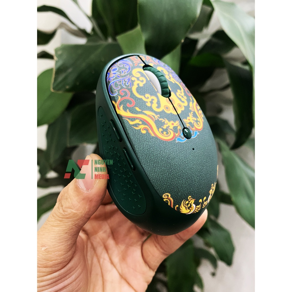 (Không Ồn) Chuột Không Dây Forter E650 Silent Mouse Họa Tiết Kute ...