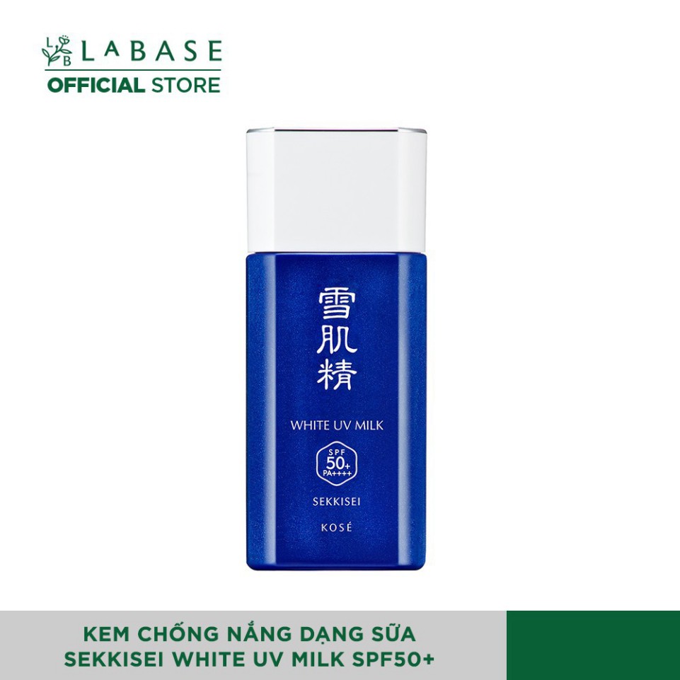 CHỐNG NẮNG DẠNG SỮA KOSE SEKKISEI WHITE UV MILK SPF50+ 56ml | Shopee Việt Nam