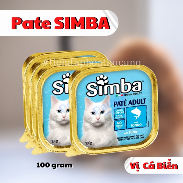 Pate Simba cho mèo vị Cá Ngừ xuất xứ Italy 100 gr | Shopee Việt Nam