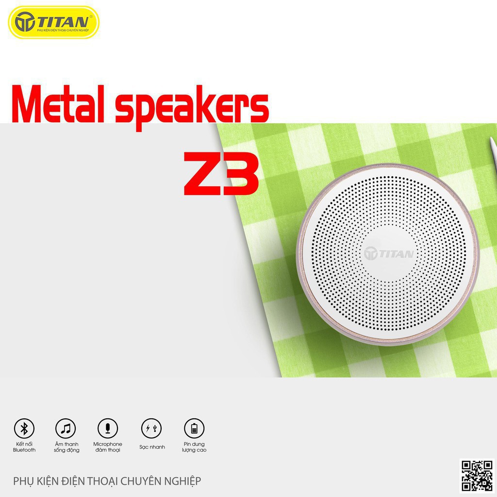 Loa Bluetooth TITAN - Z3 - Hàng chính hãng | Shopee Việt Nam