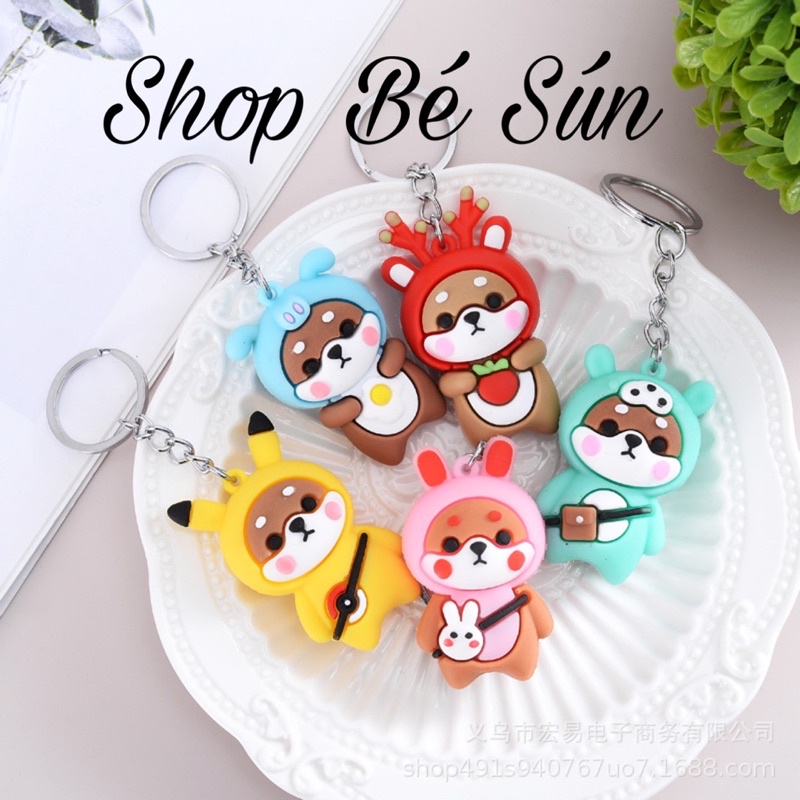 Móc Khoá Chú Chó Shiba Siêu Dễ Thương - Móc Treo Cỡ Lớn/ Đủ Mẫu ...