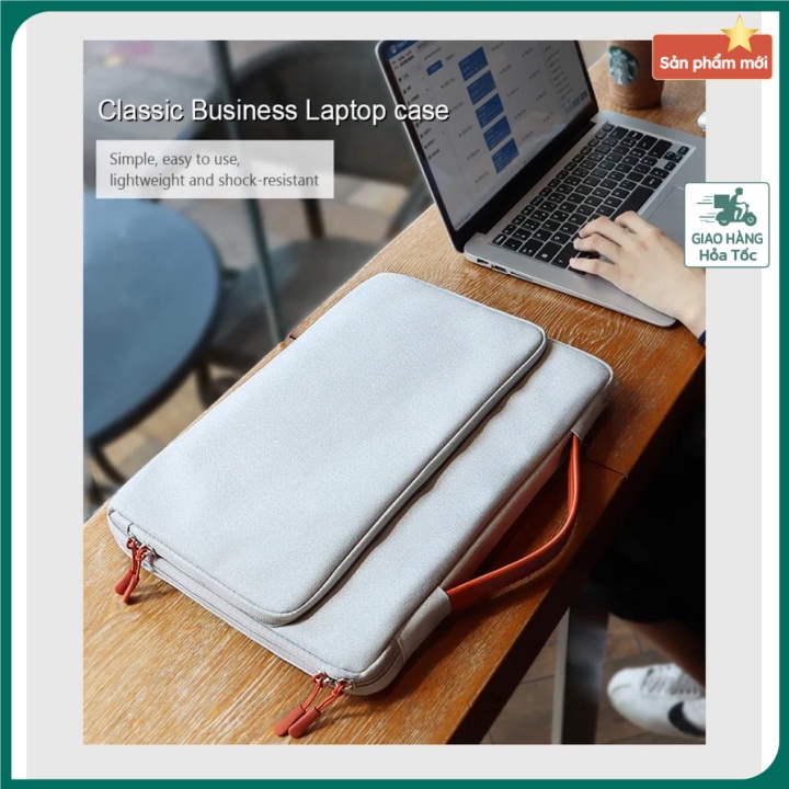 Túi đựng máy tính laptop, tablet vải jacquard chống nước 14,1-15,4inch ...
