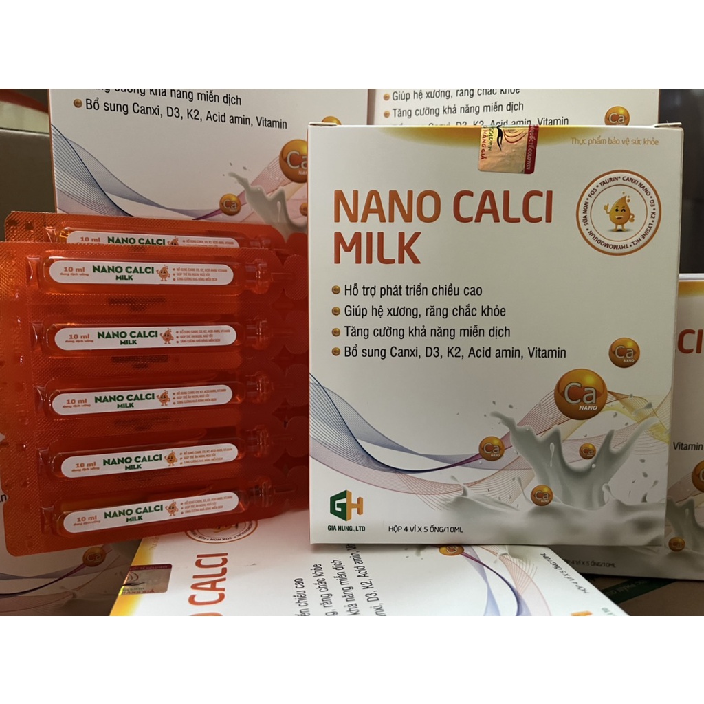 Nano Calcimilk -Canxi sữa non - Calci Nano Milk - Canxi Nano - bổ xung calci - tăng cường hỗ trợ ...