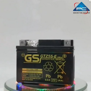 Bình ắc quy GS GTZ5S E 3,5Ah, GTZ5S-H 4AH Wave RS, Nouvo456 ...