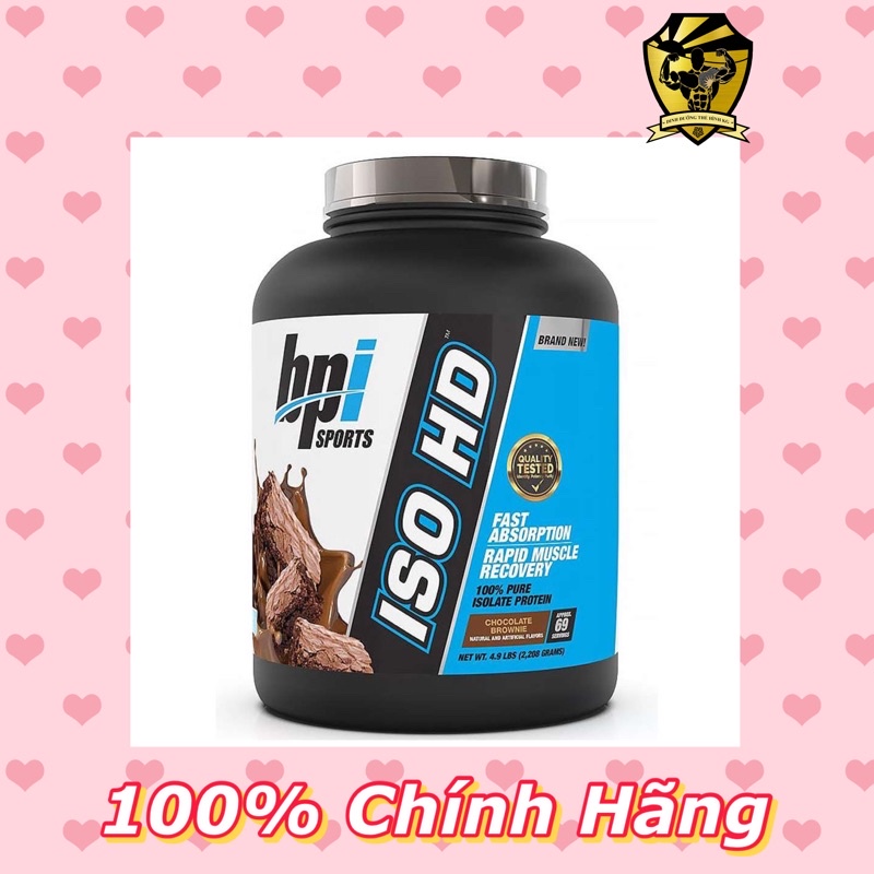 Sữa Tăng Cơ ISO HD Hãng BPI Sport - Hàng Chính Hãng Công Ty Hộp 5lbs (2.3kg) | Shopee Việt Nam