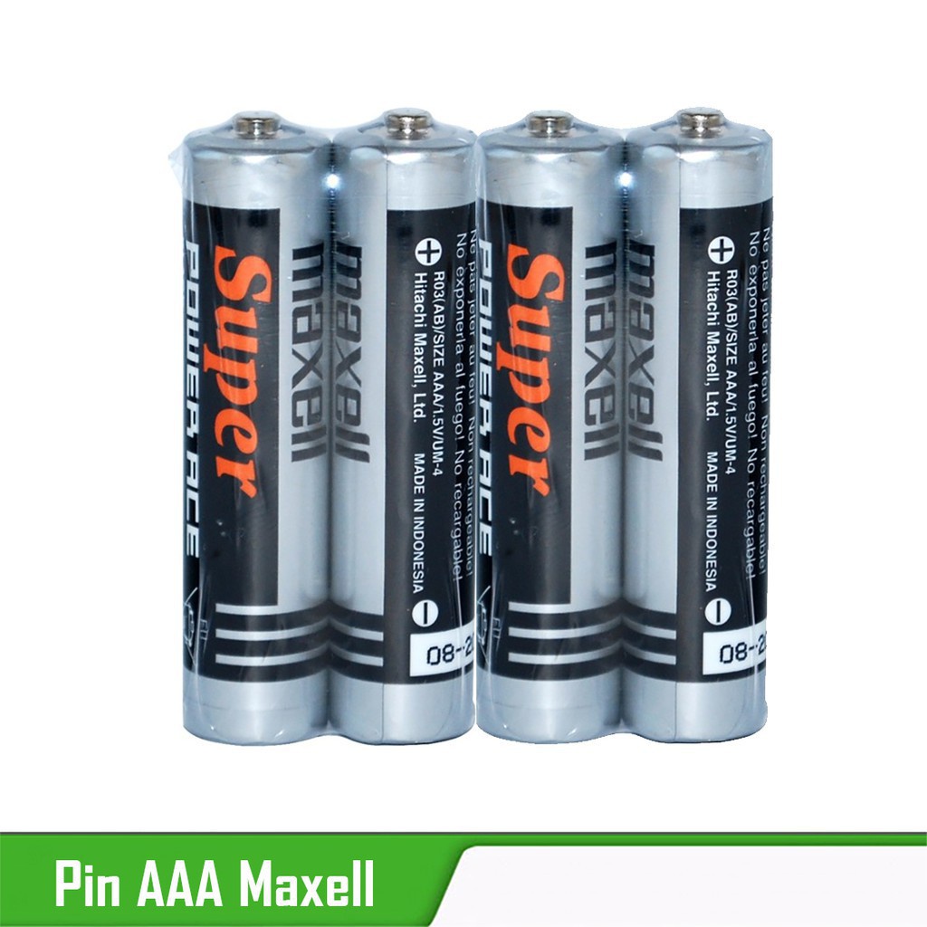Pin 3A Maxell Super Đen- Pin đũa 3A (AAA) 1.5V Đen Hàng chính hãng ...