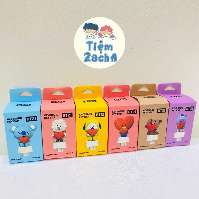 [Line Friends x Royche] BT21 Keyboard Key Cap Phím thay thế mô hình nhân vật | Shopee Việt Nam