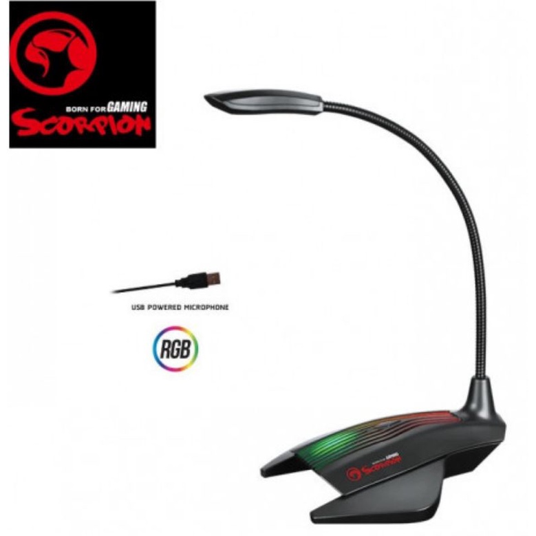 MICROPHONE MIC-01 LED MARVO , KẾT NỐI CỔNG USB | Shopee Việt Nam