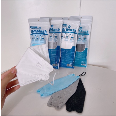 Khẩu trang Ami 4D KF94, AMI Mask Kháng khuẩn - Hàng chất lượng | Shopee ...