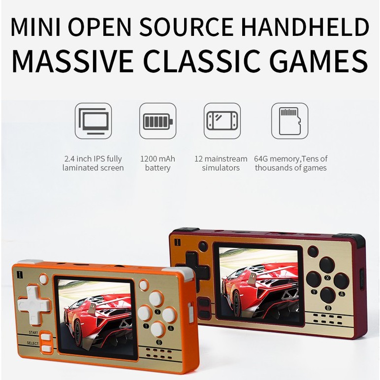 Q20 MINI Nguồn Mở 2.4 Inch OCA Full Fit Màn Hình IPS Cầm Tay Chơi Game ...