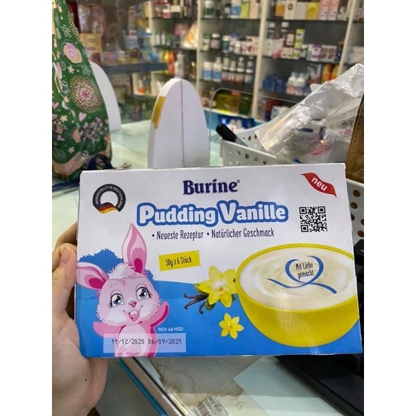 mua 1 tặng 1]Pudding ăn dặm Burine - HiPP dành cho bé từ 6 tháng tuổi ...