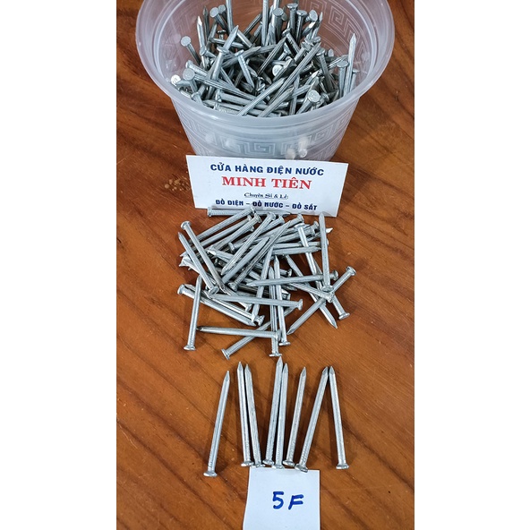 1 Kg Đinh thép đóng bê tông, tường kích thước 2F5, 3F, 4F, 5F | Shopee Việt Nam