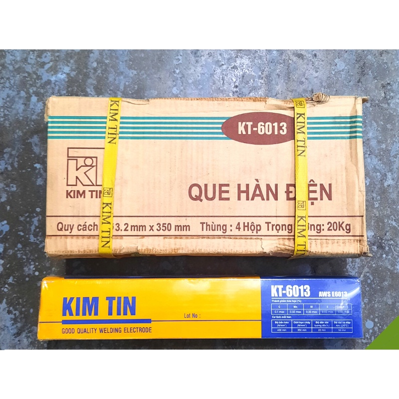 HỘP QUE HÀN KIM TÍN KT-6013 3.2MM | Shopee Việt Nam
