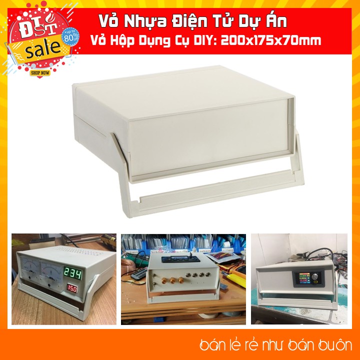 Vỏ Nhựa Điện Tử Dự Án Vỏ Hộp Dụng Cụ Diy 200x175x70mm Shopee Việt Nam