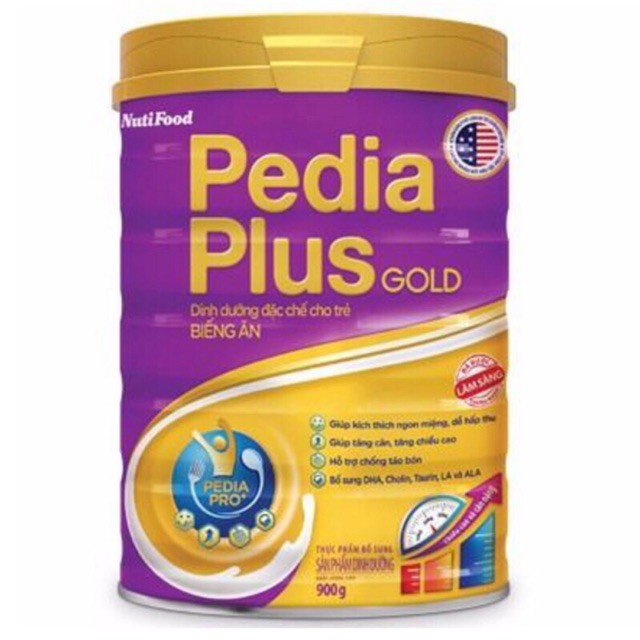 Sữa bột Nutifood Pedia plus Gold 900g | Shopee Việt Nam