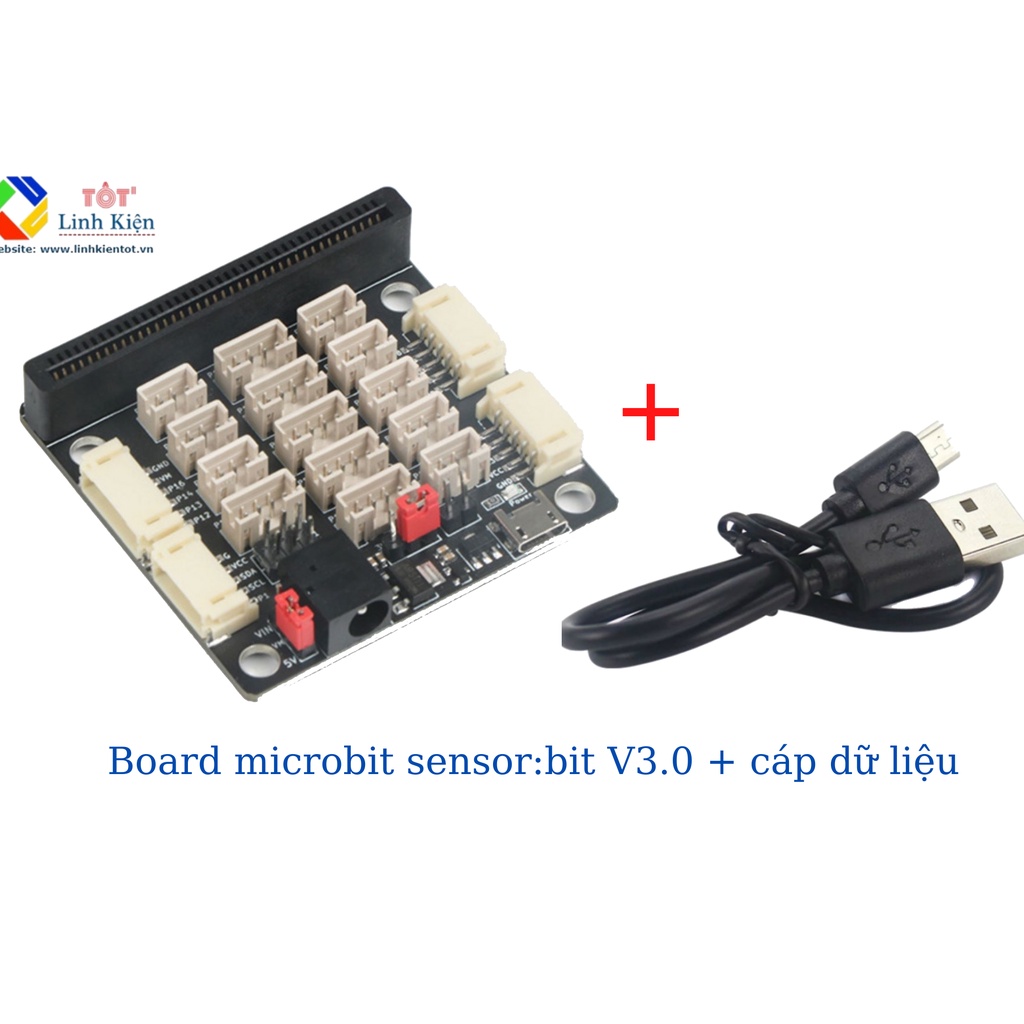 Board mở rộng Microbit V3.0 - BBC Micro:bit sensor:bit V3.0 giắc Ph2.0 ...