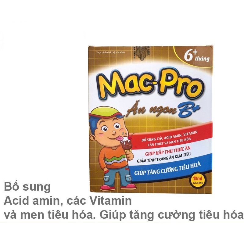 Mac Pro - Bổ sung Acid amin, các Vitamin và men tiêu hóa. Giúp tăng ...