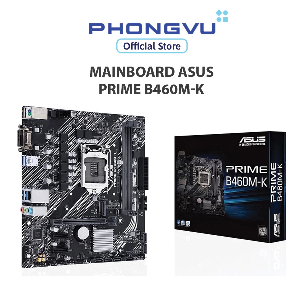 Bo mạch chính/ Mainboard Asus Prime B460M-K - Bảo hành 36 tháng ...