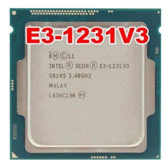 CPU INTEL XEON E3 1231V3 ( SỨC MẠNH NGANG i7 4770) | Shopee Việt Nam